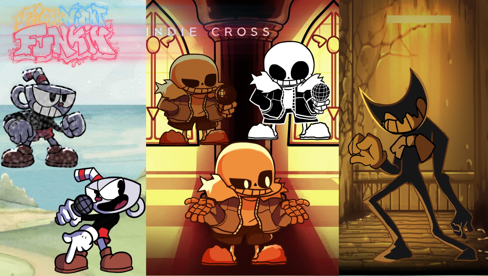 VS Indie Cross FNF Mods VS Indie Cross FNF Mods