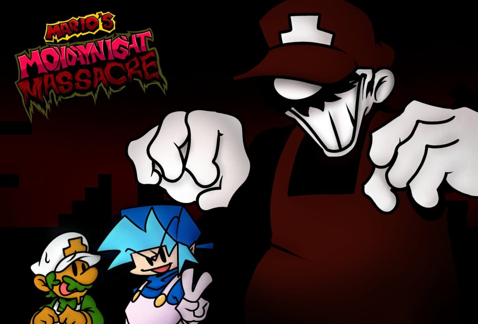 Mario's Monday Night Massacre - FNF Mods